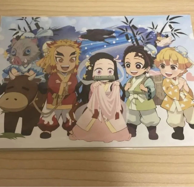 DEMON SLAYER INOSUKE Zenitsu Agatsuma Tanjiro Nezuko Card Postcard ...