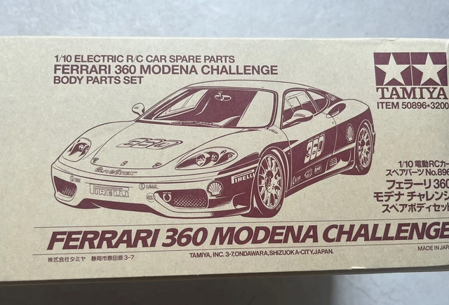VINTAGE TAMIYA FERRARI 360 Modena Challenge Leerkarton empty box ...