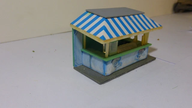 FALLER ODER NONAME,BUDE/STAND ,Rummel Kirmes H0, Eis-Station ...