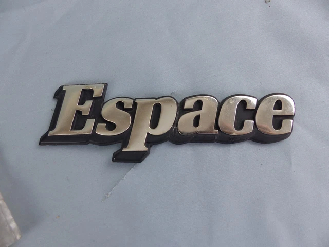 RENAULT ESPACE LOGO emblem acronym monogram tailgate metal trunk £15.40 ...