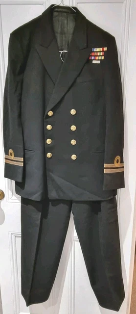 ORIGINAL WW2 ERA Royal Naval Officer Lieutenant Kc Uniform Jacket ...