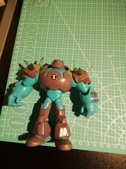 BEN 10 OMNI-ENHANCED Shock Rock Action Figure – VGC – Genuine Playmates ...