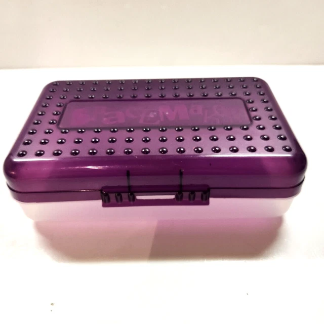 SPACEMAKER PURPLE SCHOOL Supplies Pencil Case Box Plastic 8 Inch £11.83 ...