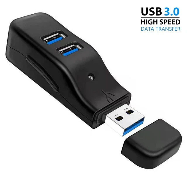 MULTIPORT ADAPTER 4 Ports U Disk Reader Expander Splitter USB 3.0 HUB ...