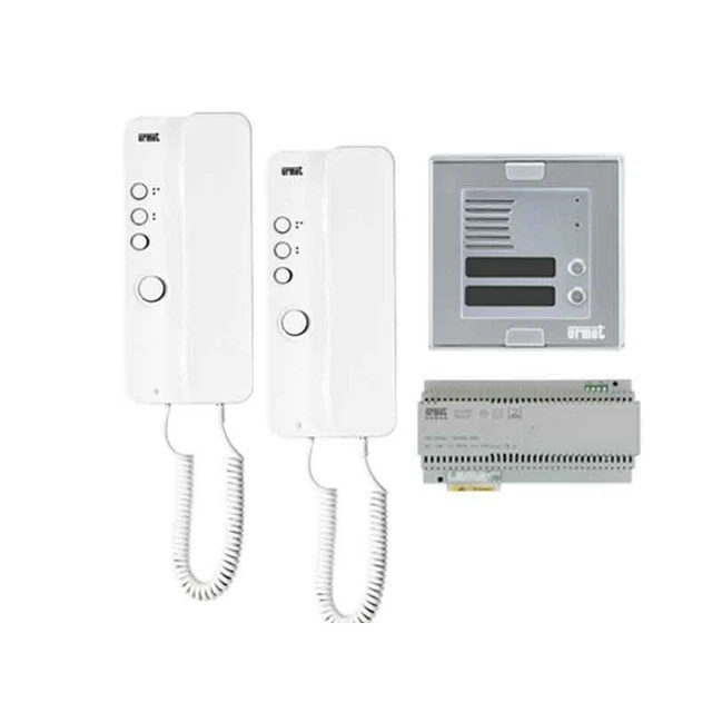 TWO-FAMILY INTERCOM KIT. SYNTHESI STELL (URMET cod. 1183/603) £340.19 - PicClick UK