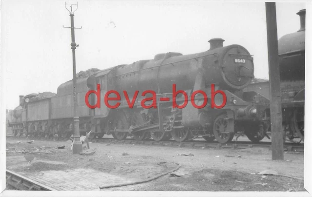 RAILWAY PHOTO LMS 8F 8543 Derby Shed c1948 Stanier 2-8-0 Loco £1.35 - PicClick UK
