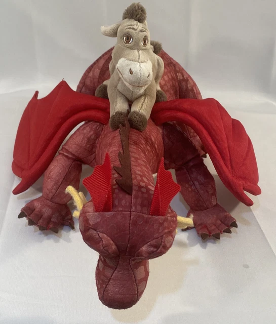 UNIVERSAL STUDIOS EXCLUSIVE Shrek Dragon and Donkey 23 Inches Plush £40 ...