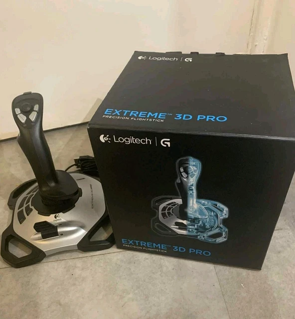 LOGITECH EXTREME 3D Pro Precision Flightstick Controller joystick Boxed ...