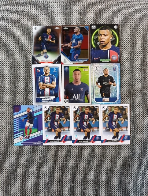 PANINI TOPPS Kylian Mbappe PSG France 10 Karten Lot Elite , Chrome ...