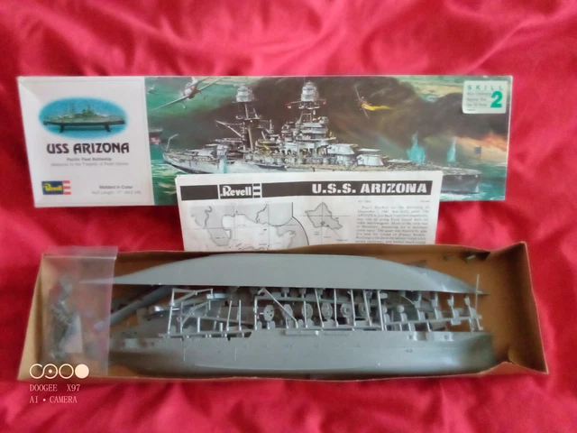 REVELL USS ARIZONA model ship kit £1.80 - PicClick UK