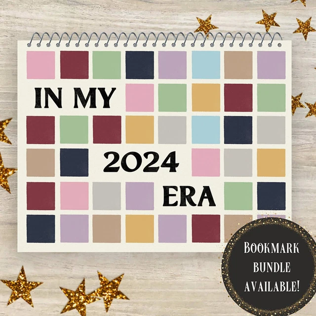 THE ERAS TOUR Calendar 2024 Taylor Swift Theme Calendars 12 Monthly ...