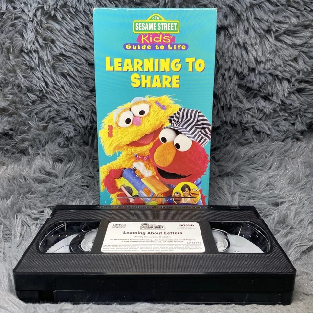 SESAME STREET - Kids Guide to Life: Learning to Share VHS 1996 Katie ...