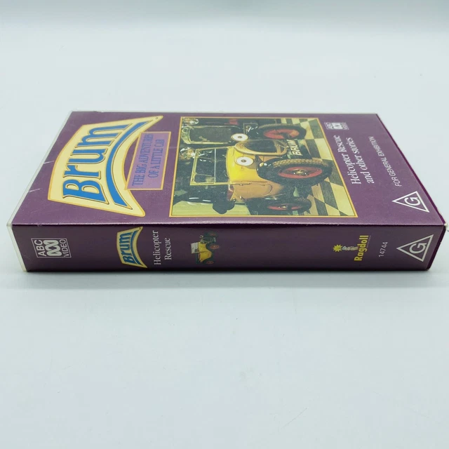 BRUM THE BIG Adventures of a Little Car Helicopter Rescue VHS ABC PAL ...