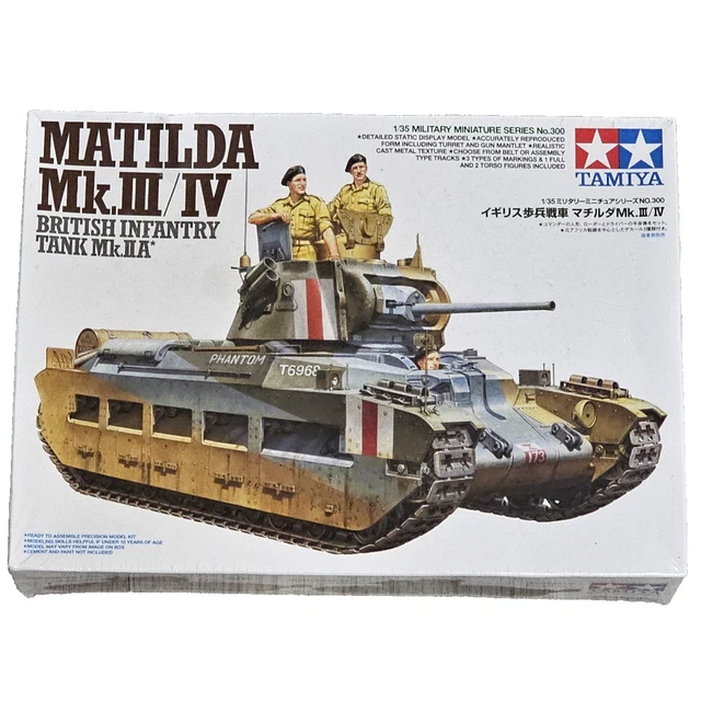 MATILDA MK.III/IV BRITISH Infantry Tank Tamiya Model Kit 35300 Military ...