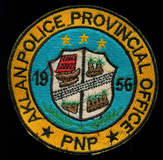PNP PHILIPPINE NATIONAL Police Aklan Provincial Office Patch RP-4 EUR 7 ...