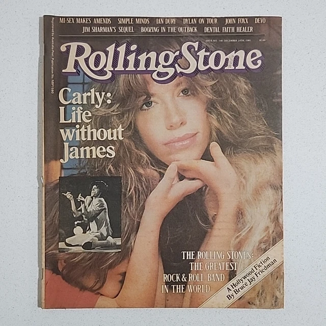 ROLLING STONE VINTAGE Music Magazine Issue No.348 December 24, 1981 ...