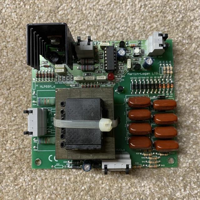 MARTIN LOGAN ASCENT High Tension (Panel) PCB . Crossover Part. 230/240v ...