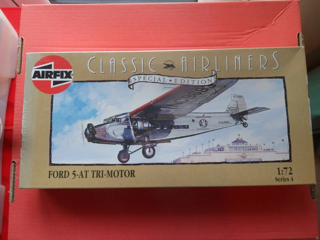 AIRFIX CLASSIC AIRLINERS Ford 5-AT Tri-Motor Special Ed. 1:72 in OVP ...