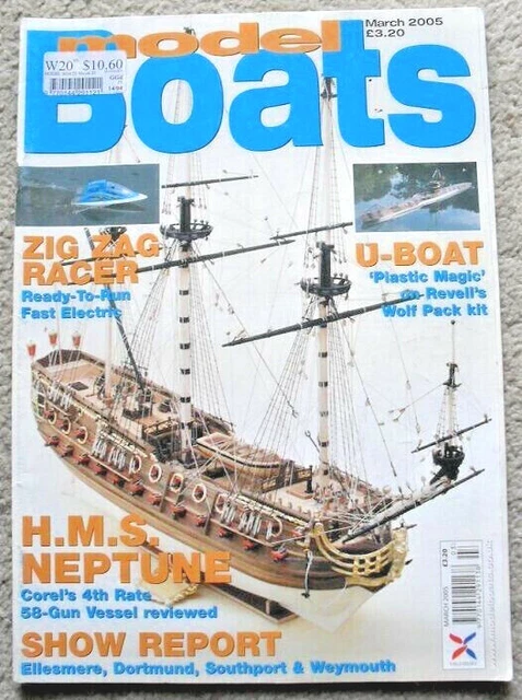 MODEL BOATS H.M.S. Neptune U-Boat Wolf Pack Kit Navy Ships Import ...