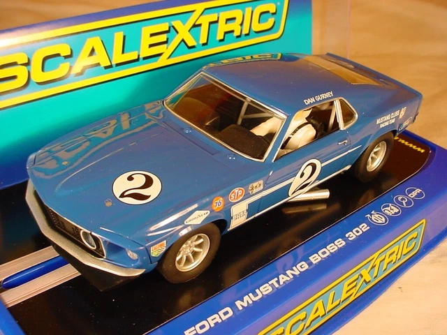 SCALEXTRIC FORD MUSTANG BOSS 302 #2 Dan Gurney C3539 USA Issue MB DPR £ ...
