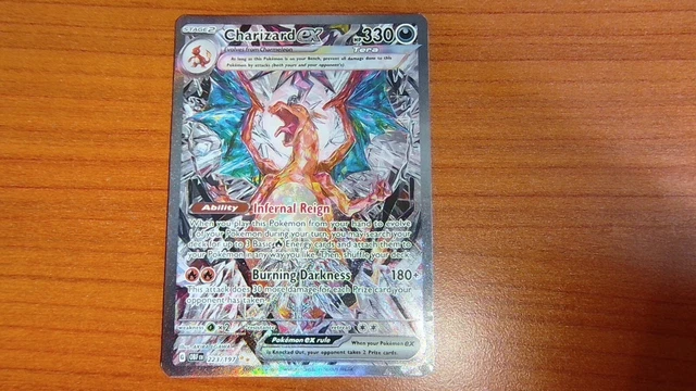 CHARIZARD EX ALTERNATIVE Art 223/197 Obsidian Flames Card Pokemon Eng ...