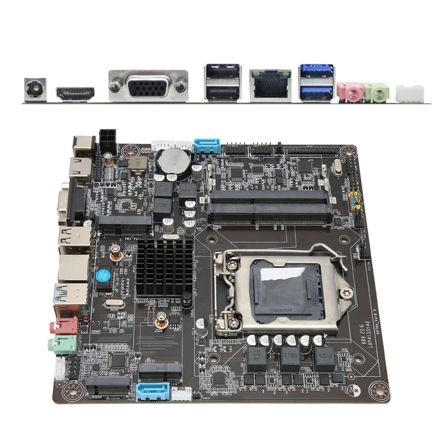 H81 MINI ITX Motherboard LGA 1150 Slot Dual Channel DDR3 Support For Core I3 I5 £48.98 - PicClick UK