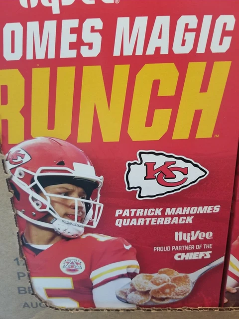 PATRICK PAT MAHOMES Magic Crunch Cereal Hy-Vee Unopened Sealed Limited ...