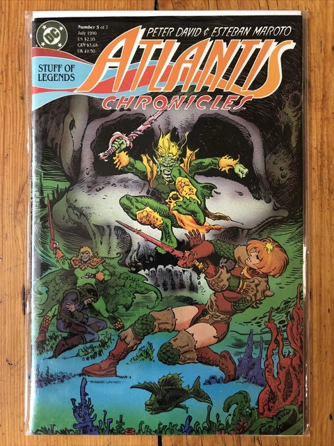 ATLANTIS CHRONICLES #1 (1990 DC Comics) Esteban Maroto, Peter David ...