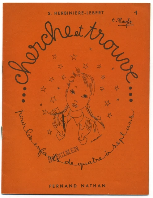 CHERCHE ET TROUVE cahier N°1 enfants 4 à 7 ans Herbinière - Lebert ...