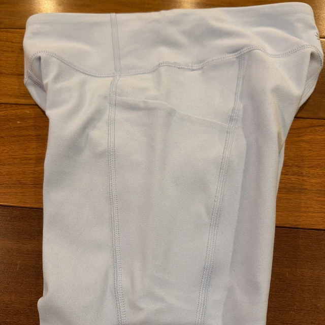 ATHLETA GIRL HIGH Rise Stash Your Treasures Tight L 12 Light Blue ...