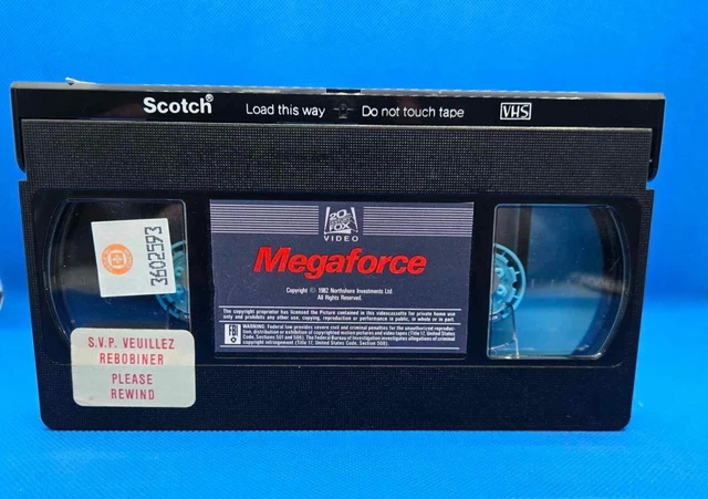 MEGAFORCE VHS (1982) - 20th Century Fox Video - Rare Sci-Fi Action ...