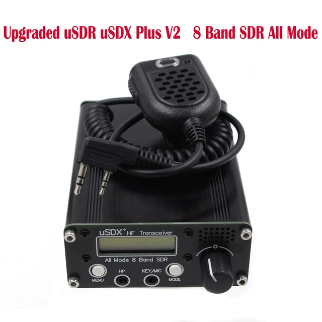 8 BAND SDR All Mode HF SSB QRP Transceiver+LCD Display uSDR uSDX Plus ...
