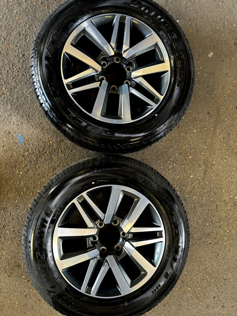 2 X TOYOTA Hilux Invincible 18" Alloy Wheels & 265 60 18 New ...