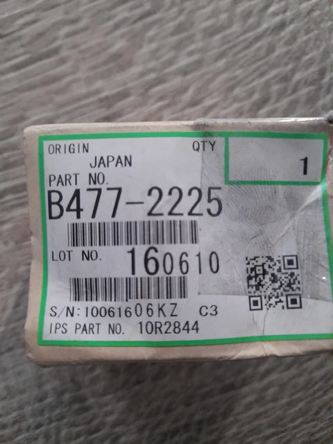 GENUINE RICOH ADF Pickup Roller / Coupling B477-2225 B4772225 £10.00 - PicClick UK