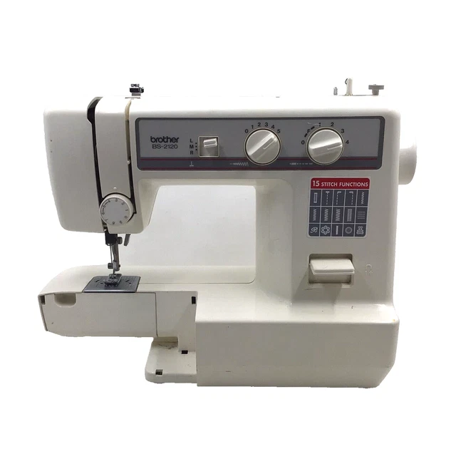 BROTHER BS-2120 SEWING Machine with 15 Stitch White UNTESTED £39.99 ...