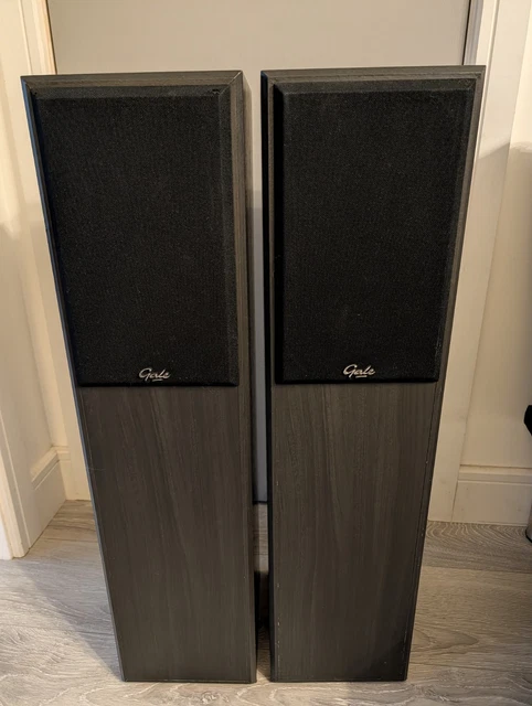 GALE MODEL 4 Floorstander Speakers Black - working. £57.90 - PicClick UK