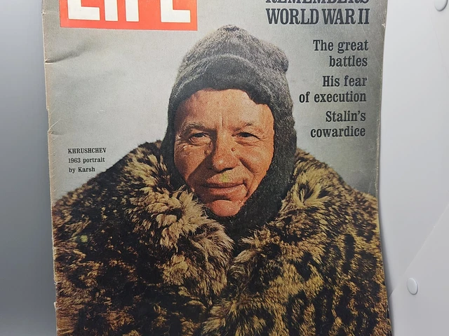 LIFE MAGAZINE DECEMBER 4 1970 KHRUSHCHEV USSR REMEMBERS WWII (G=MC) £7. ...