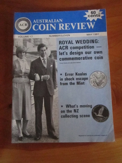 MAGAZINE AUSTRALIAN COIN Review May 1981 Vol. 17 No. 11 *Great* Must ...