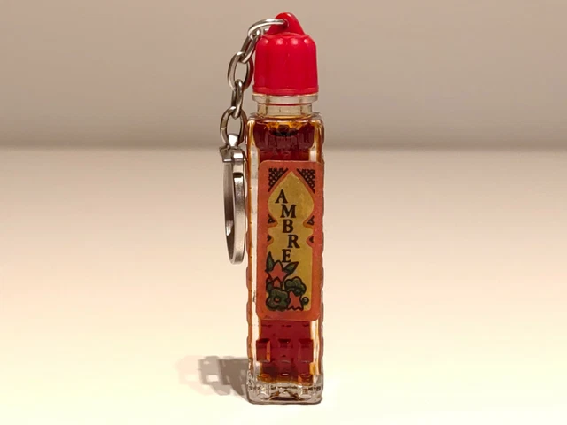 VINTAGE RARE NOS Small Collectible Ladies Perfume Key Chain Key Holder ...