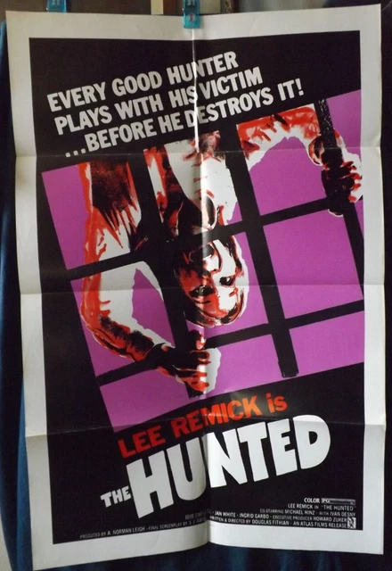 THE HUNTED LEE Remick Original One Sheet Cinema Poster £9.99 - PicClick UK