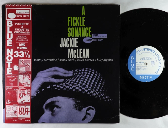 JACKIE MCLEAN - A Fickle Sonance LP - Blue Note France - BST 84089 VG+ ...