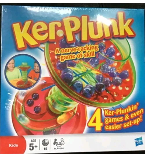 KIDS ACTIVITY KERPLUNK Hasbro Gaming A Nerve-Racking Skills Game Ker ...