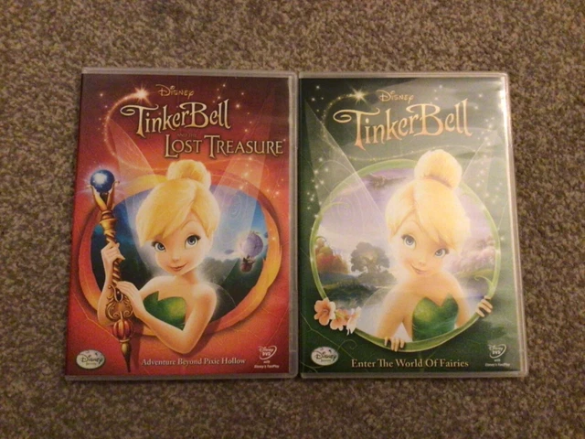 DISNEY TINKERBELL DVDS x2 - TinkerBell & TinkerBell & The Lost Treasure ...
