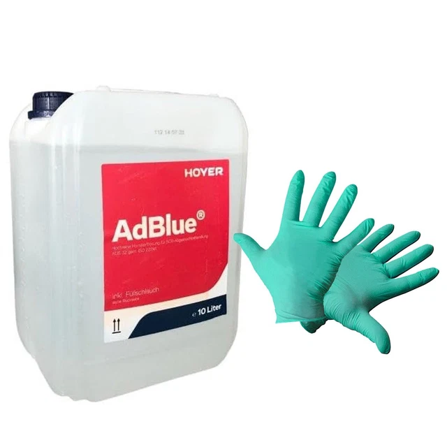 HOYER ADBLUE® HARNSTOFFLÖSUNG 10L Kanister inkl. Ausgießer und Einweghandschuhe EUR 18,69 ...