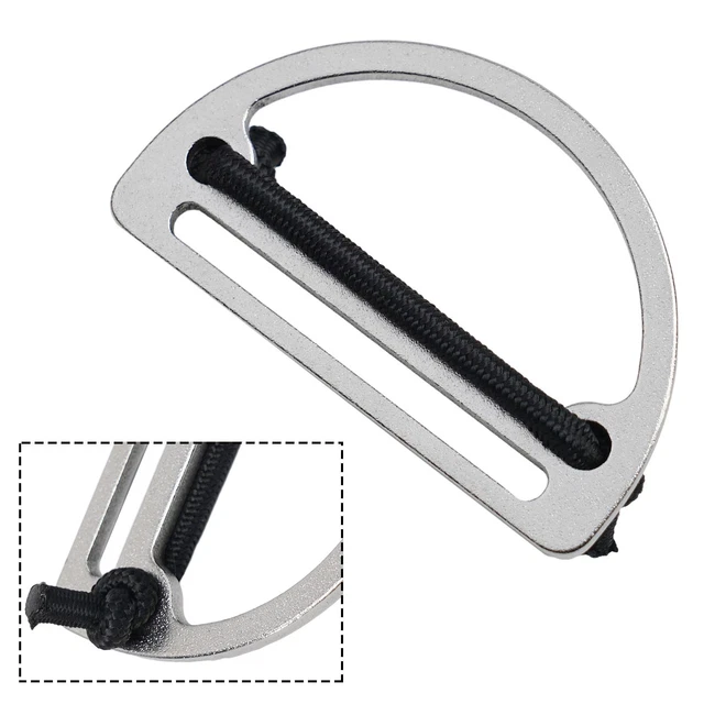 DIVING FOR OUTDOOR Slider Weight Belt Keeper Boating D-Ring System ...