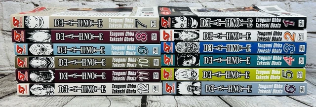DEATH NOTE ENGLISH Manga Set Vol. 1-12 Tsugumi Ohba Takeshi Obata Viz ...