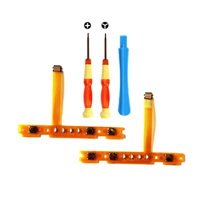 1X(SL BUTTON Key Flex Cable Ersatzteile für Switch JoyCon NS L/R ...