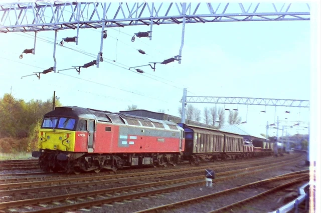 35MM RAILWAY COLOUR Negatives Class 47 739 at Longport £1.75 - PicClick UK