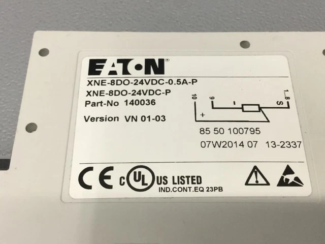 XNE8DO24VDC05AP - EATON - XNE / 8DO-24VDC-0.5A-P / Mod. de sortie num ...