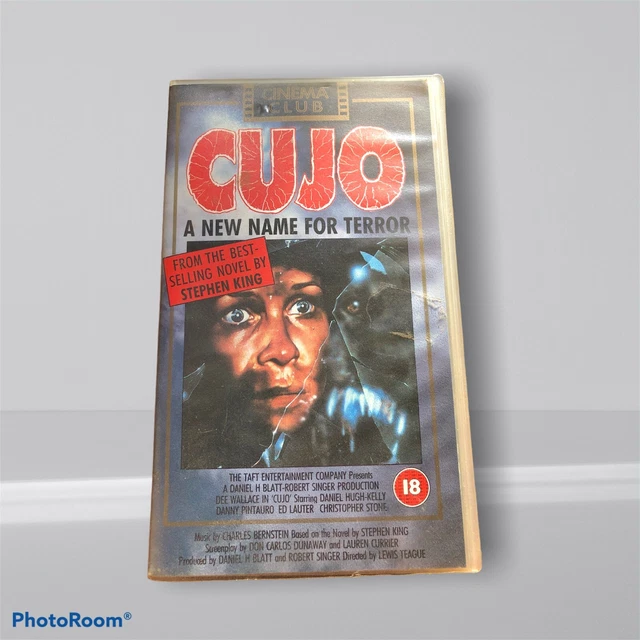CLASSIC HORROR STEPHEN King Cujo VHS horror Ex Rental Original Video ...
